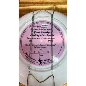 Delphi | Accents | Collectible Elvis Plate Circa 988 Looking At A ...